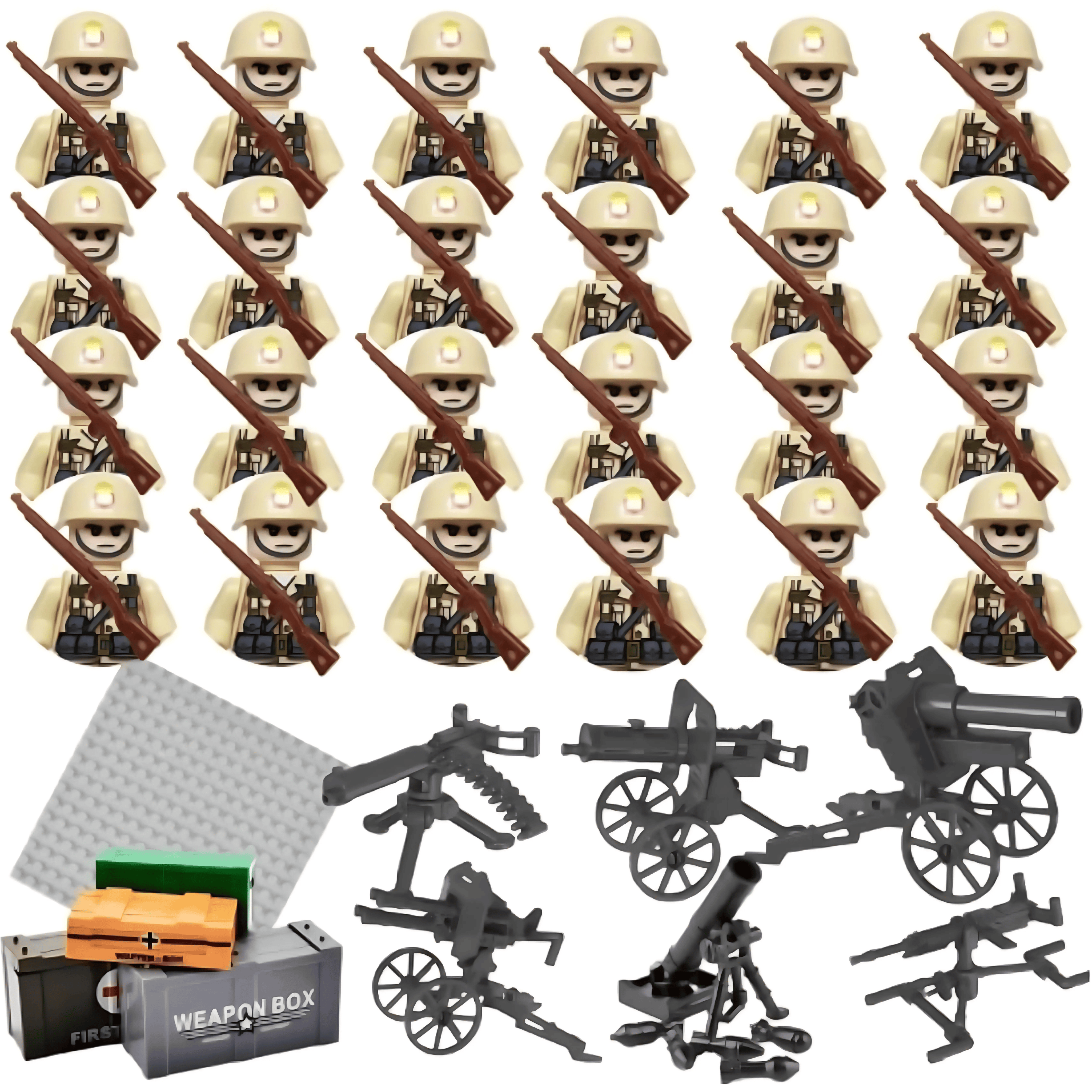 Brick Battalion | 24 Soldiers – BrickWarII